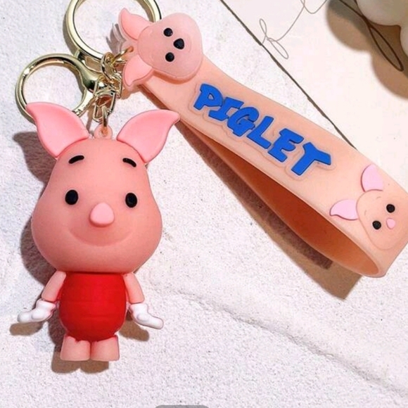 Disney | Accessories | Piglet Keychain | Poshmark